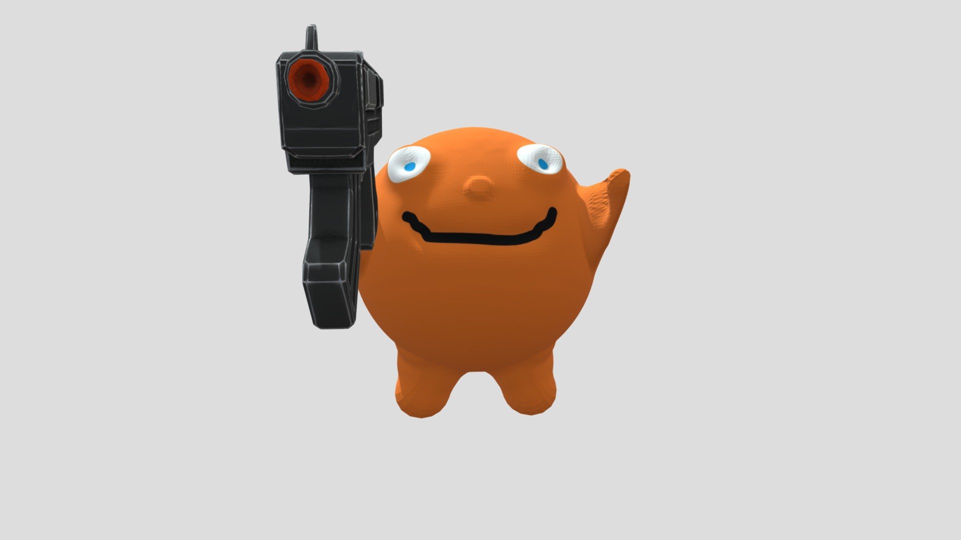 Hugboi with Gun - Download Free 3D model by BabyPuncher (@JoeMamaSoFat ...