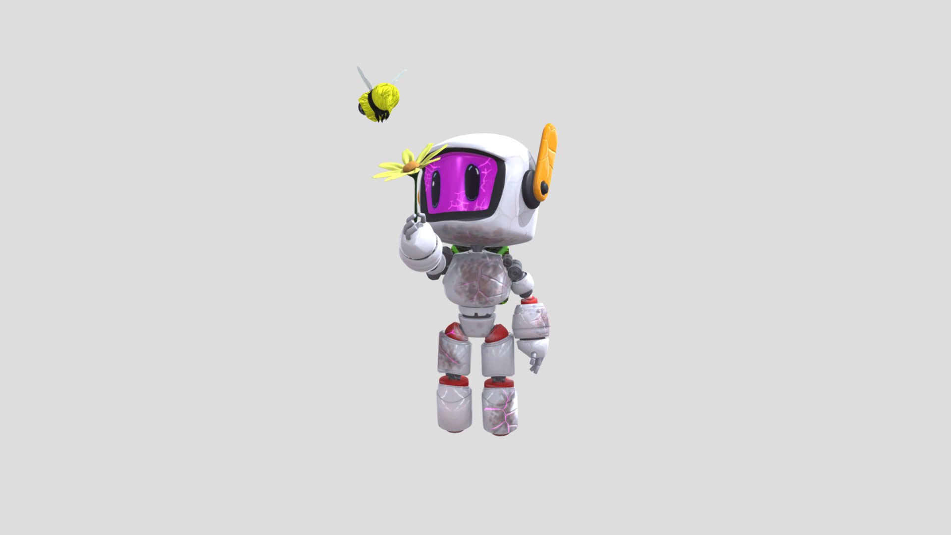 Robot-Texture Study - 3D model by DesignsbyKita [43b9183] - Sketchfab