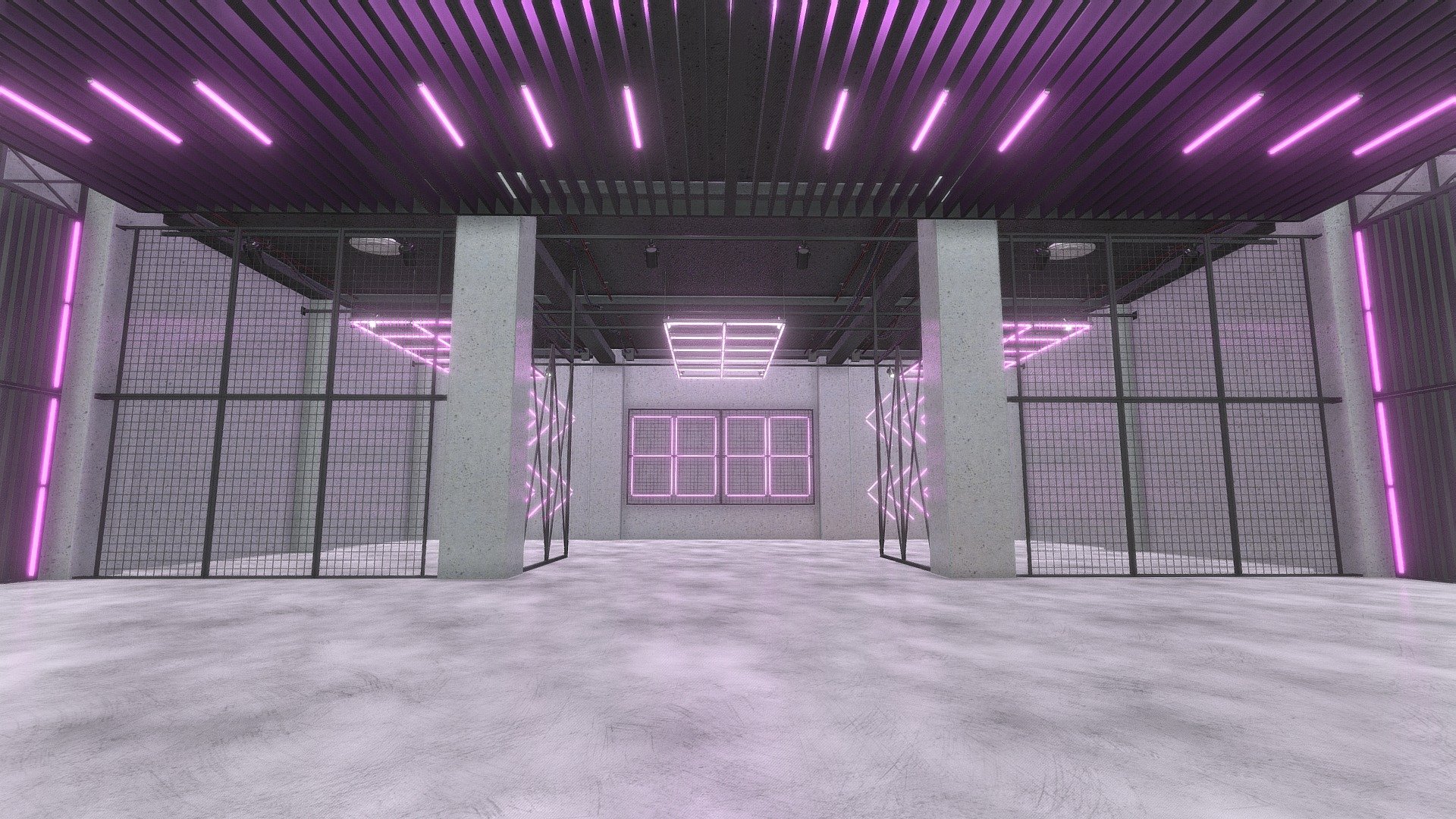 Neon Urban Room 2 - 3D model by NEONPLEX [43ba174] - Sketchfab