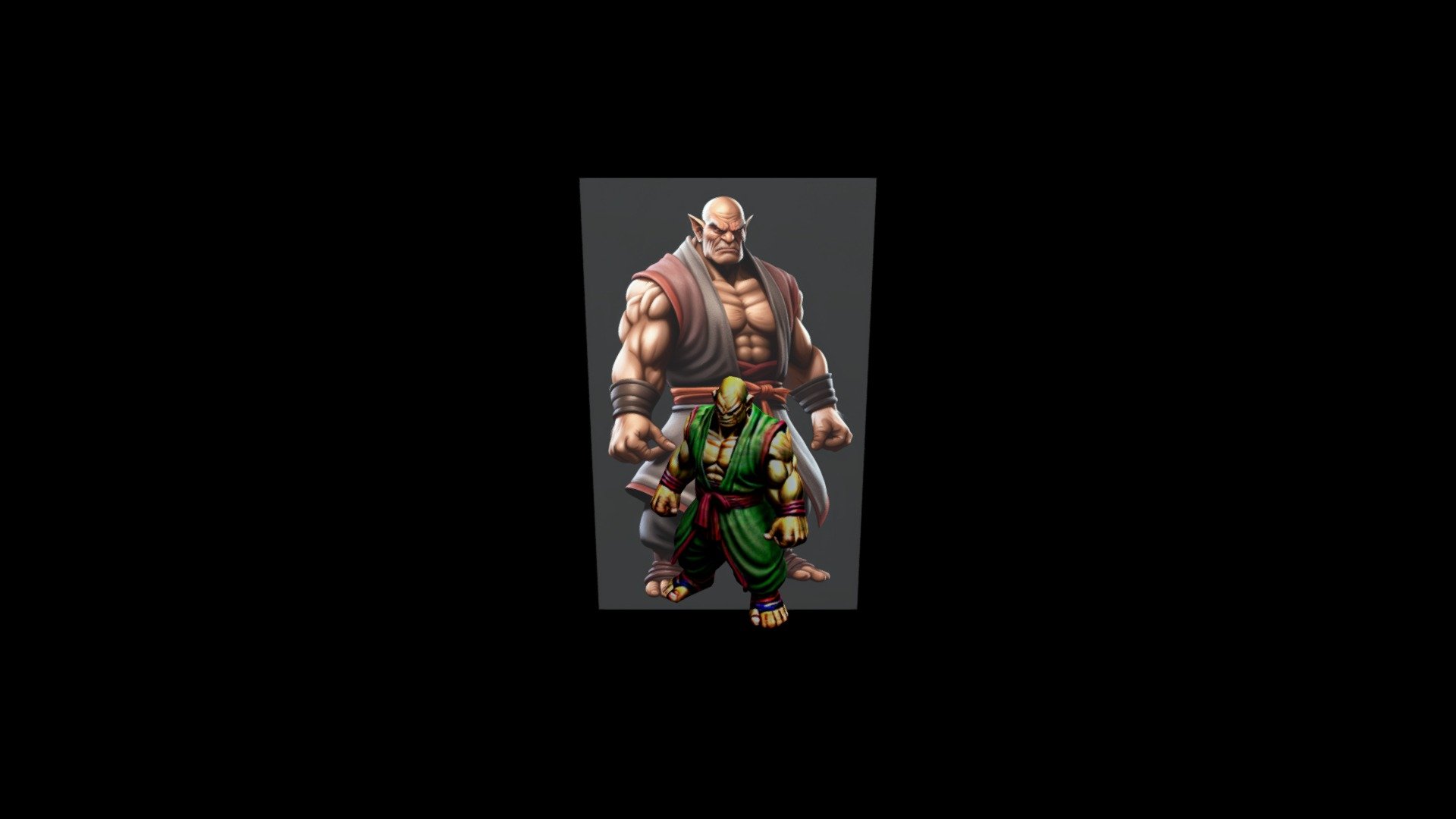 Title The Muscled Elf A 3D illustration of - Download Free 3D model by ...