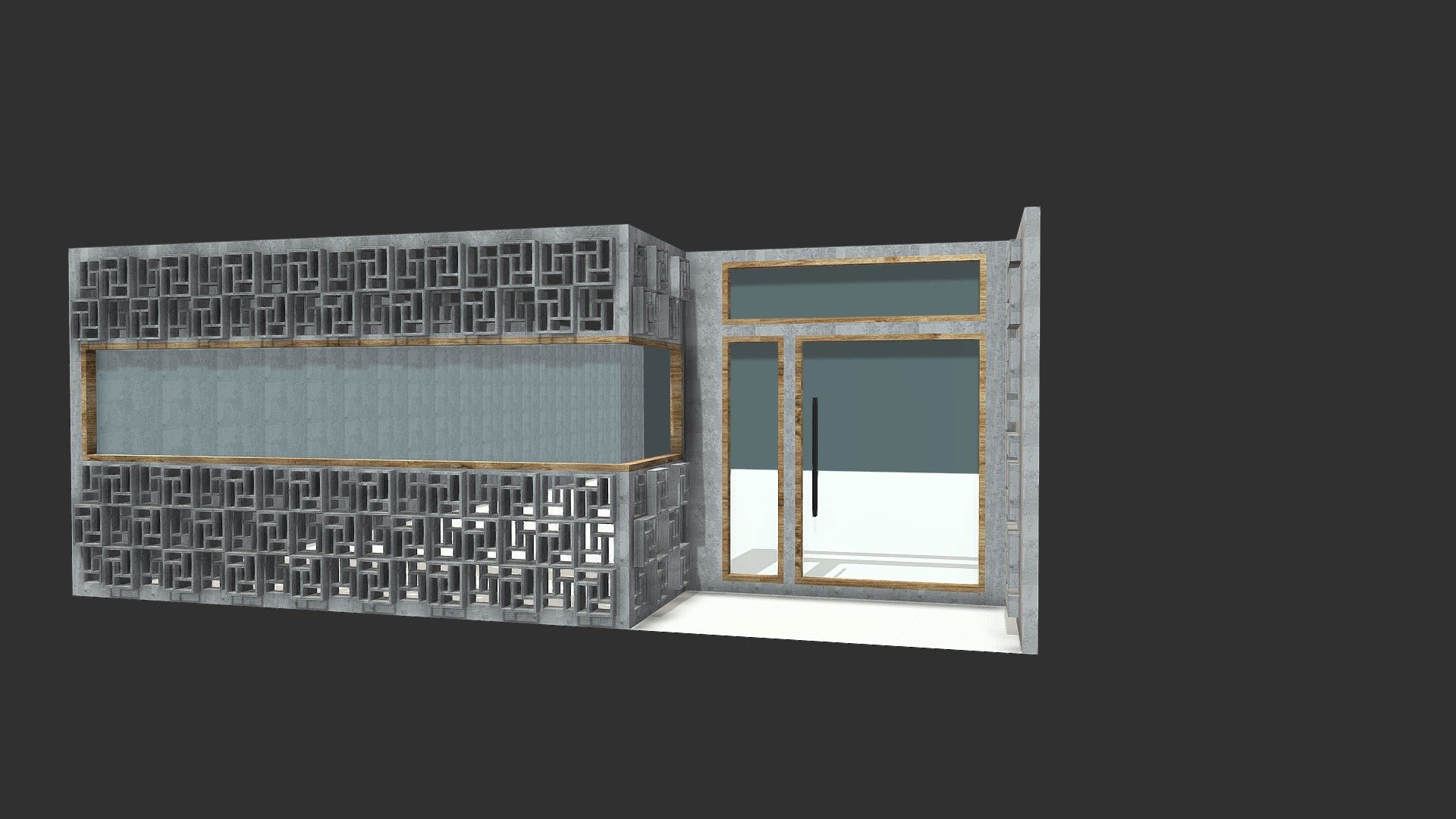 Fachada Atelier. - Download Free 3D model by olveeraf [43bc102] - Sketchfab