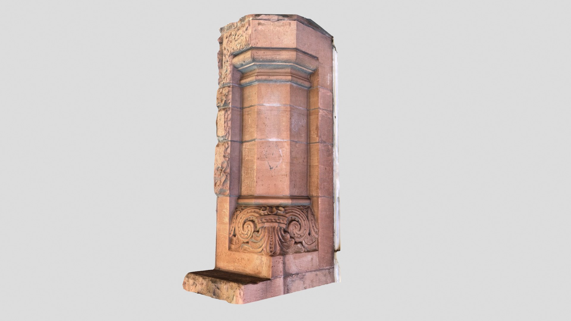Sandstone corner pillar (facade) - Download Free 3D model by Naresh87 ...