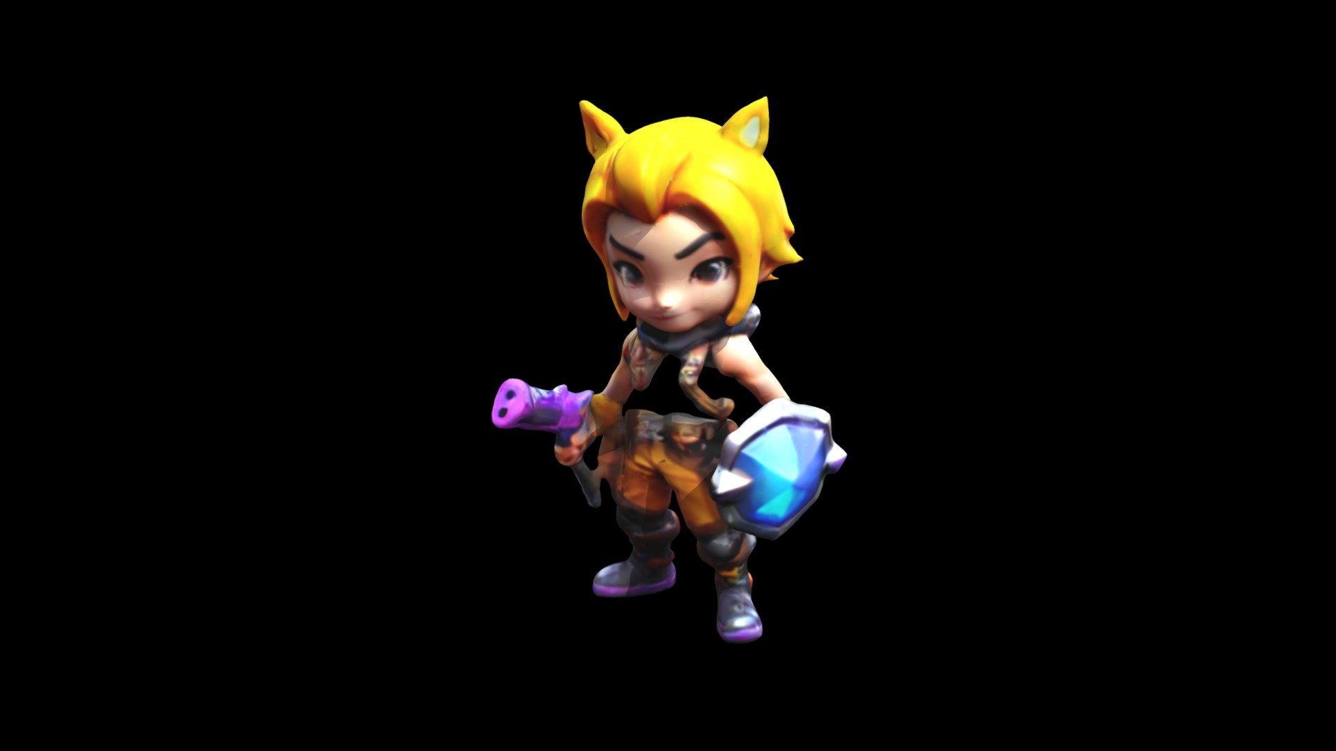 The image depicts a character from a video game, - Download Free 3D ...