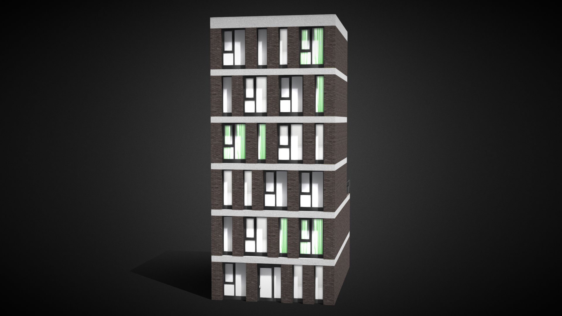 Cities: Skylines Modern Apartments 1 - 3D model by Lost Gecko (@Lost ...