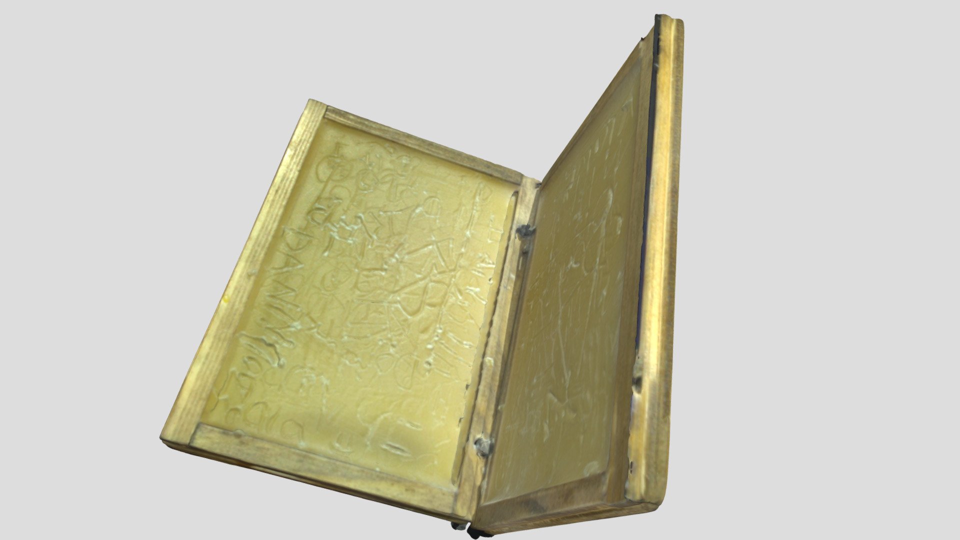 Wax tablet - 3D model by Aberdeen City Libraries ...