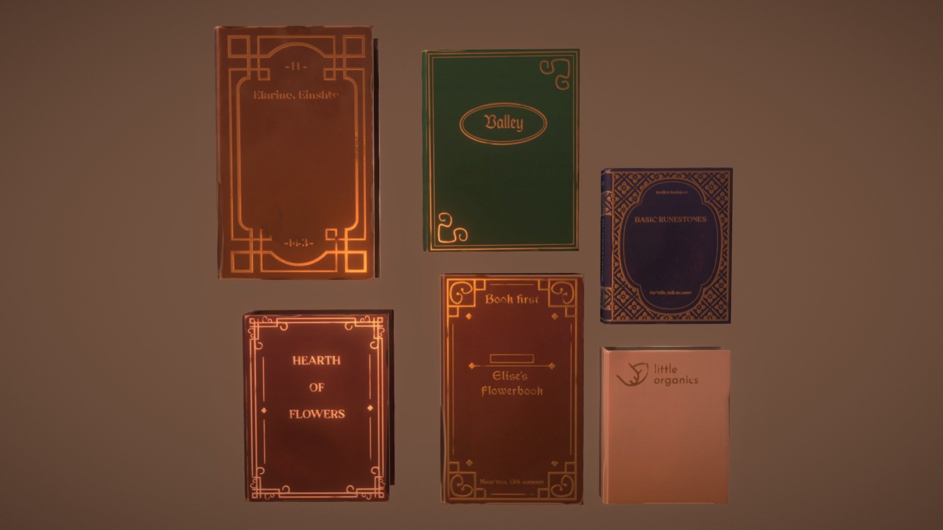Stylized Books - Download Free 3D model by 虹コ (@njko_39) [43c145d ...