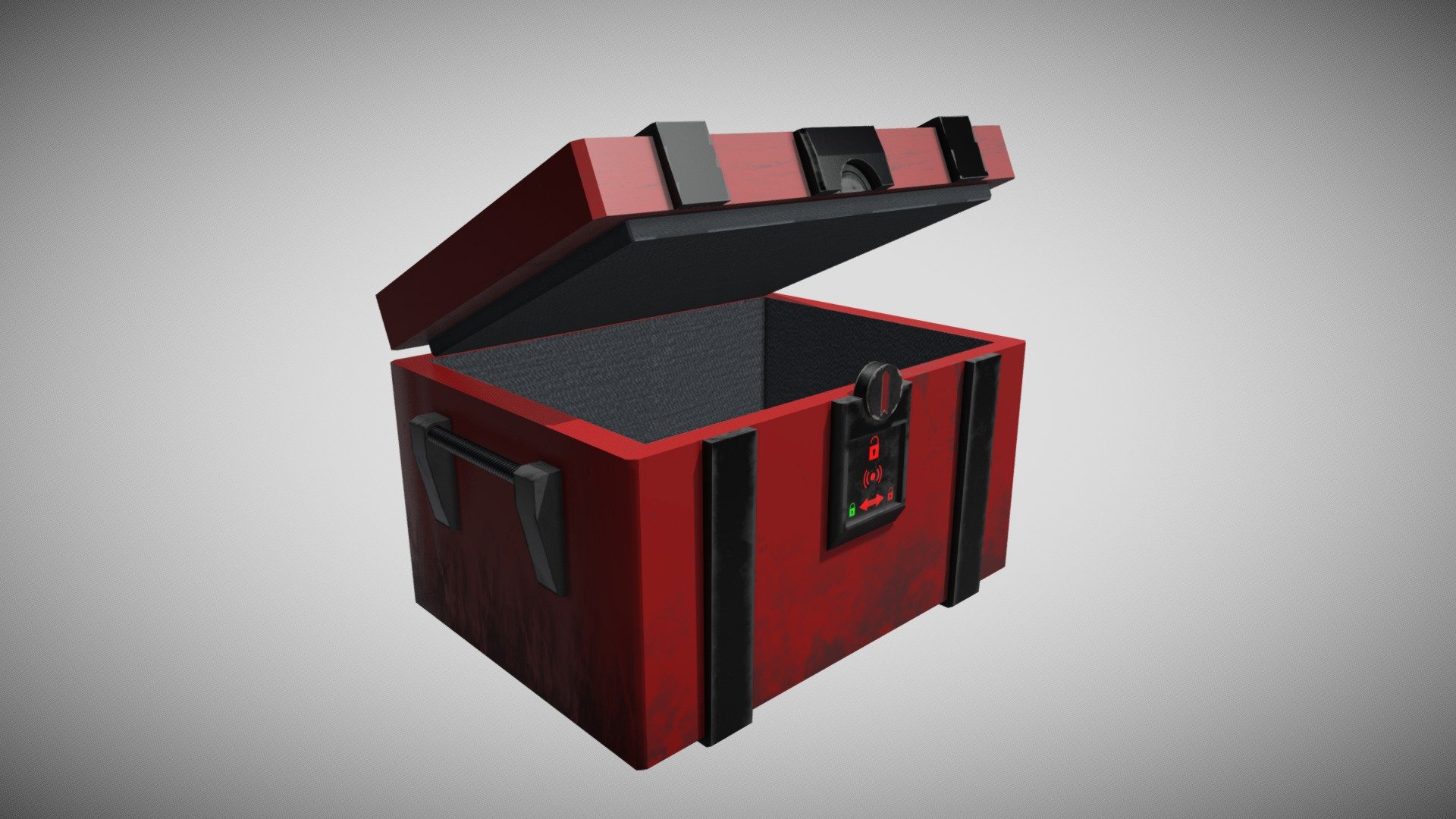 Tech Chest - Low-Poly - 3D model by kelvysb [43c22fd] - Sketchfab