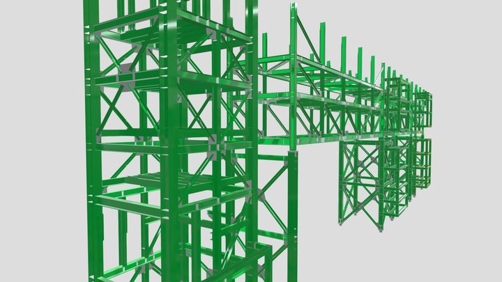 Steel-structure 3D models - Sketchfab