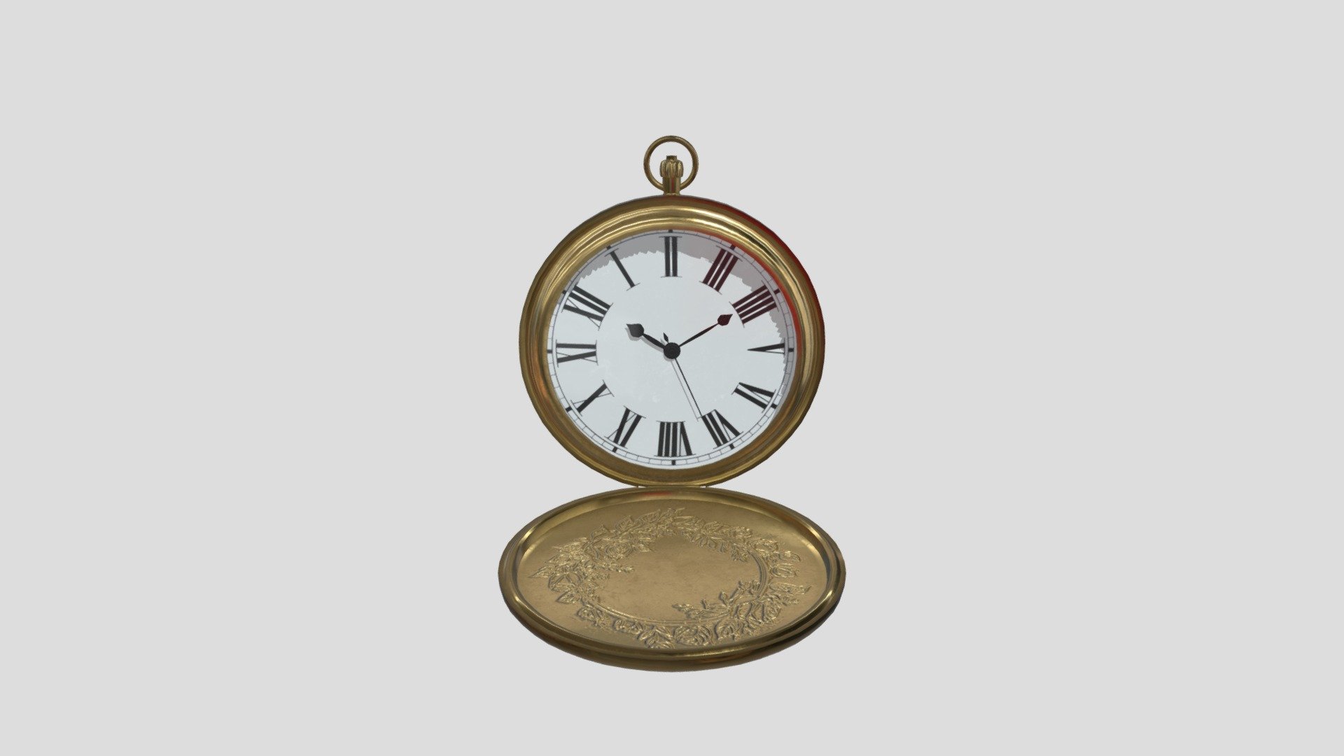 Pocket Watch - Download Free 3D model by Pratham Bappakhane (@Pratham25 ...