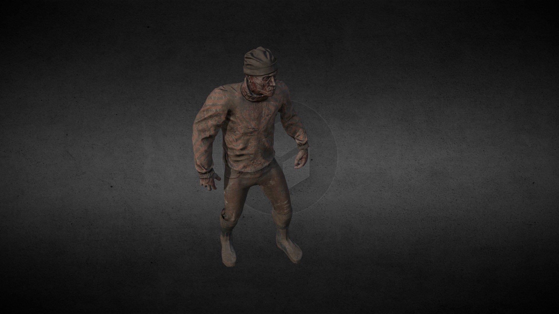 SK Zombie 02 - 3D model by 153986216 [43c41f7] - Sketchfab
