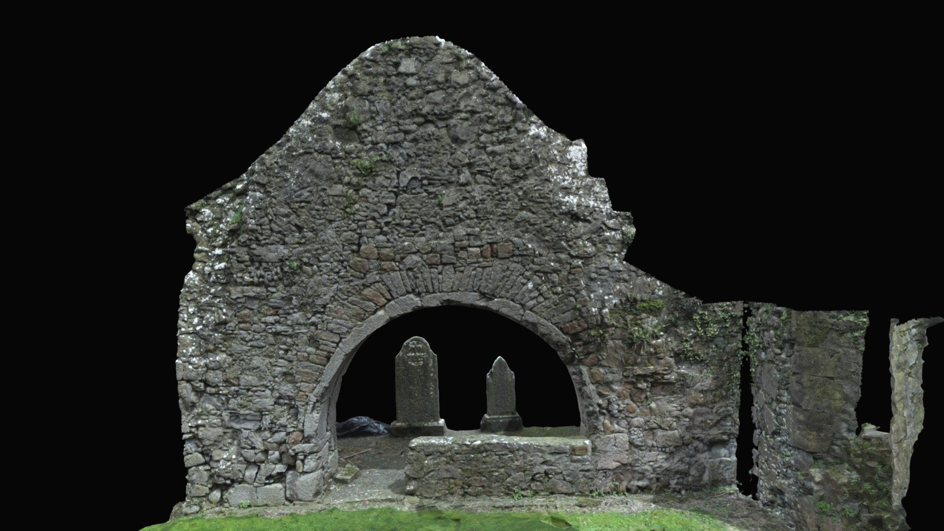 Ardcrony Church (TN015-015001- ) Chancel Arch - Download Free 3D model ...