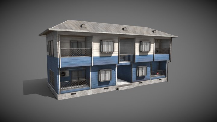 Residential-building 3D models - Sketchfab