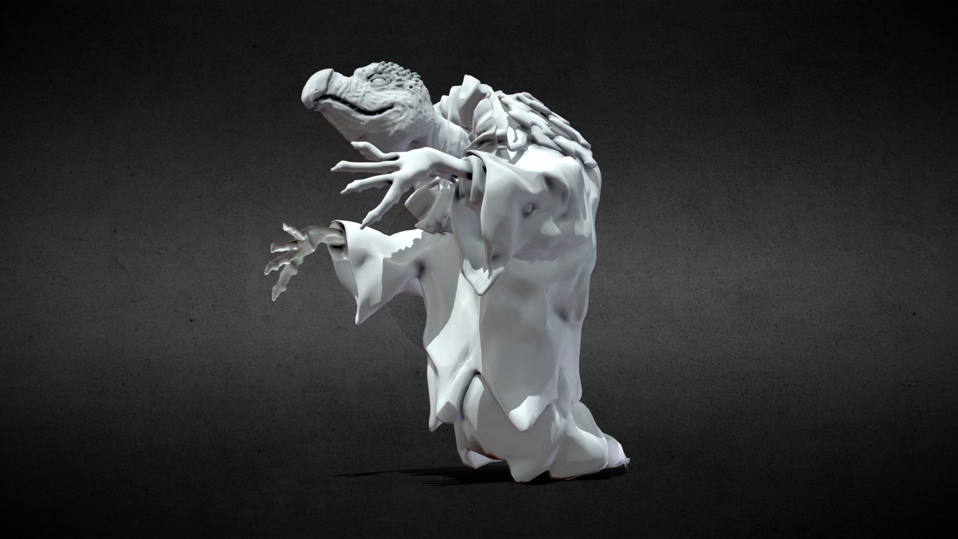 Skeksil / Chamberlain (Skeksis) - 3D model by maali [43c63d8] - Sketchfab