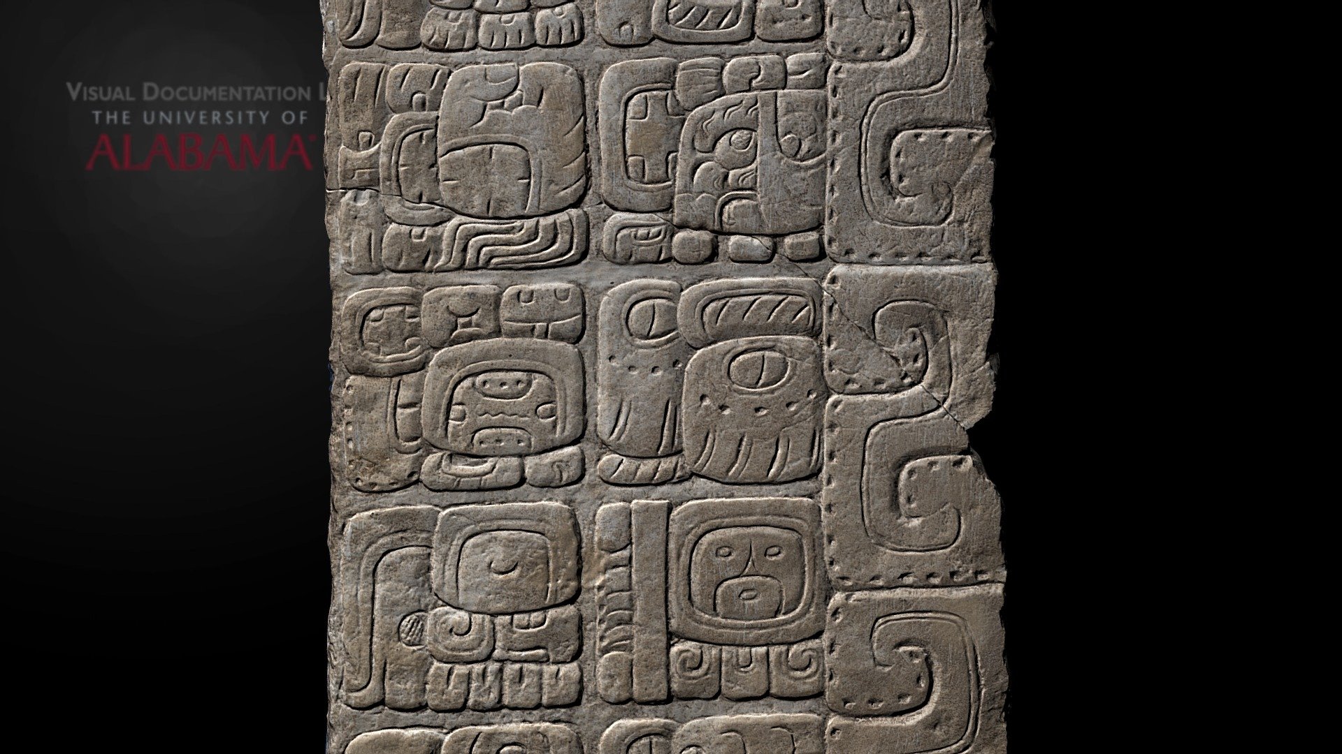 Classic Maya panel fragment - 3D model by Alexandre Tokovinine ...