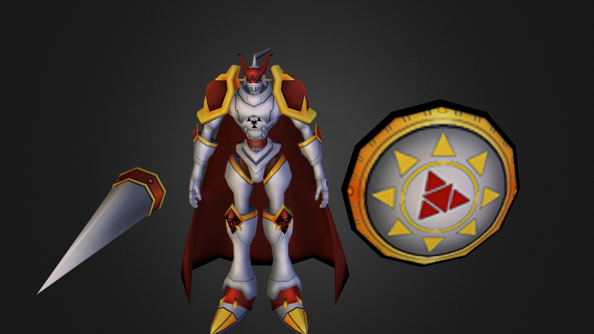 PC Computer - Digimon Masters - Gallantmon - 3D model by rogarmao ...