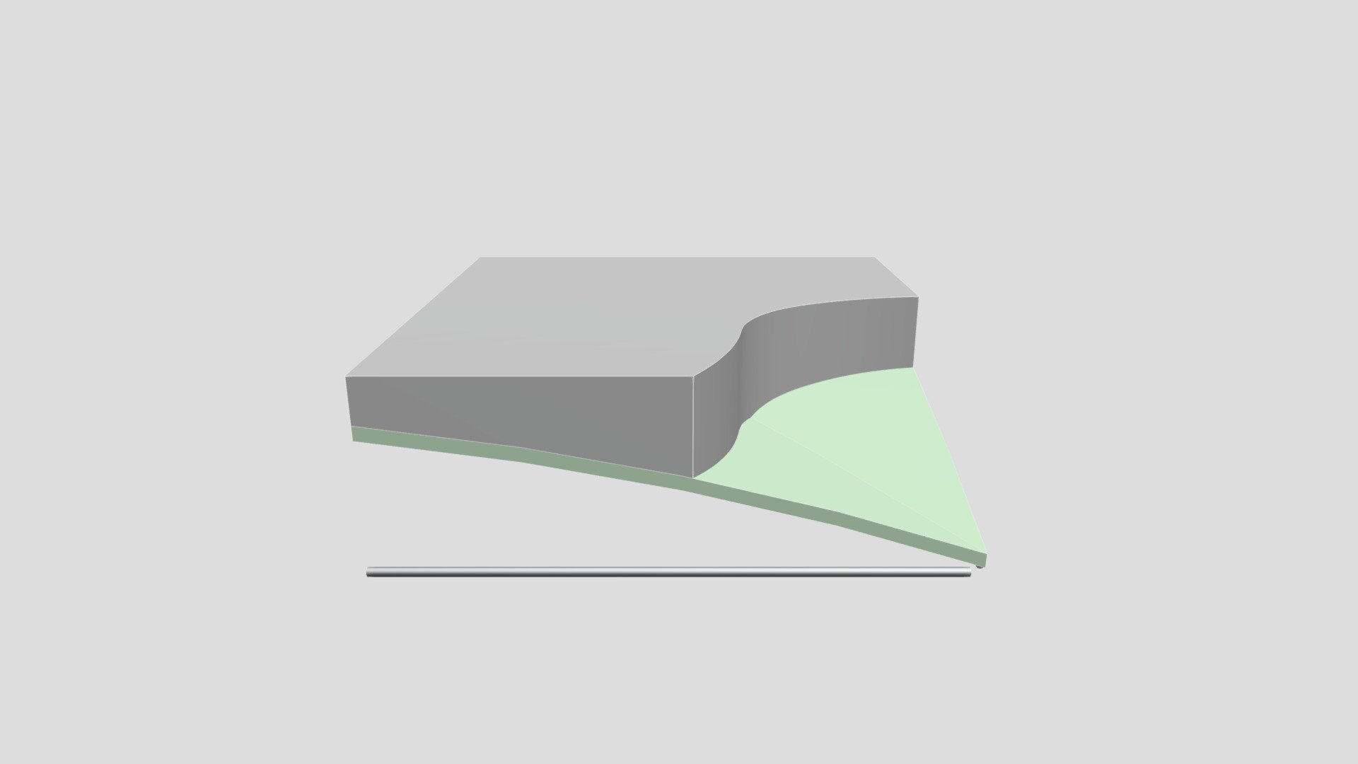 Thin Shell Reinforced Concrete Slab - Download Free 3D model by ...