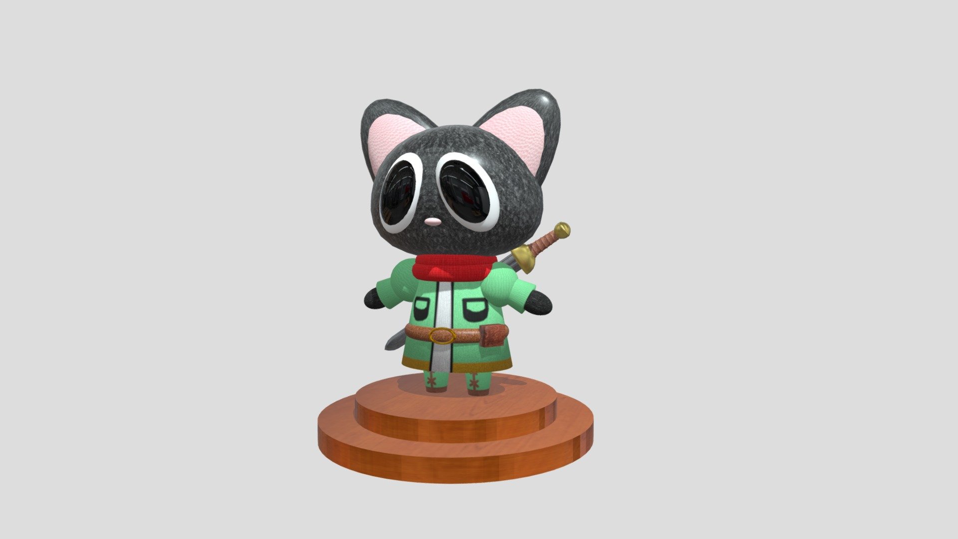 GATO - 3D model by eponguta [43c9888] - Sketchfab