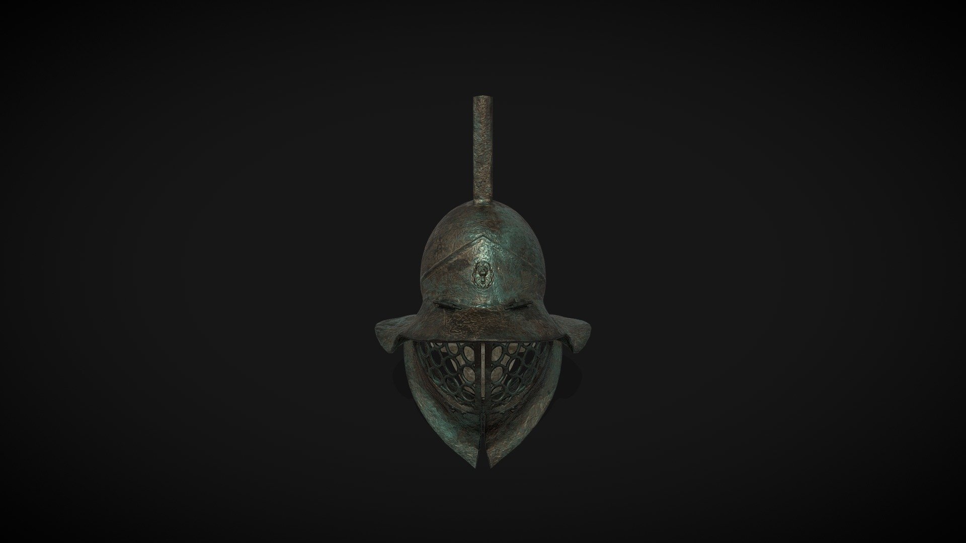 Murmillo Gladiator Helmet - 3D model by Pulsar3D - Adam (@Pulsar3D ...