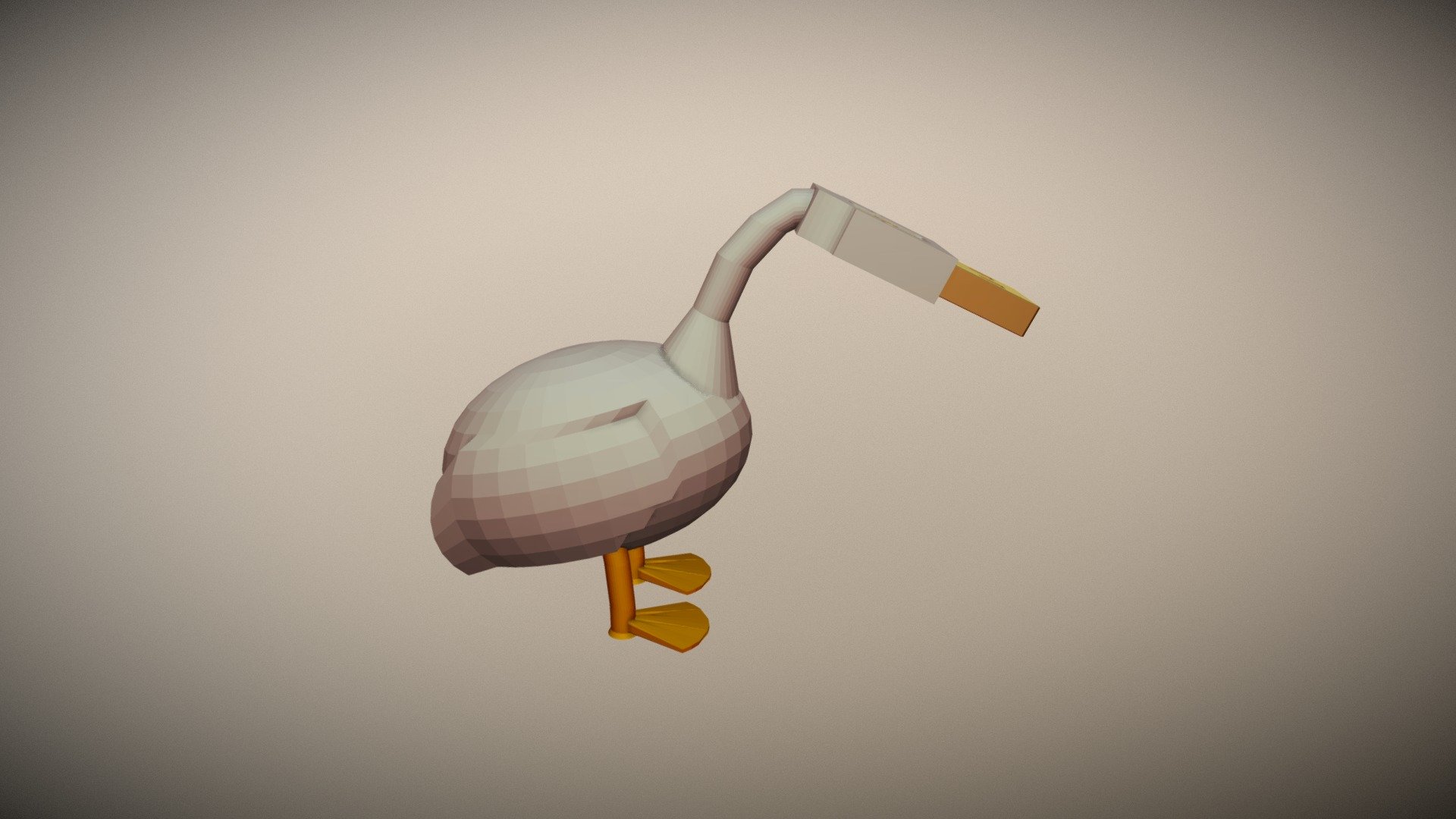 USB Duck - 3D model by Canadian Bunta (@CADBUNTA) [43cbbc4] - Sketchfab