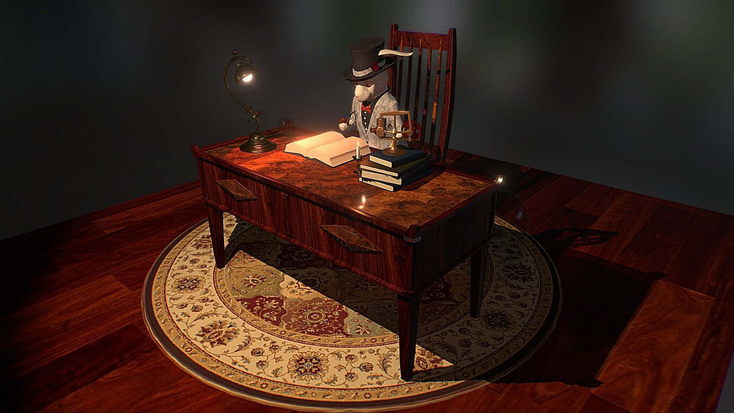 Bunny Room - 3D model by Xufei Wu (@lanlingkid) [43cbde1] - Sketchfab