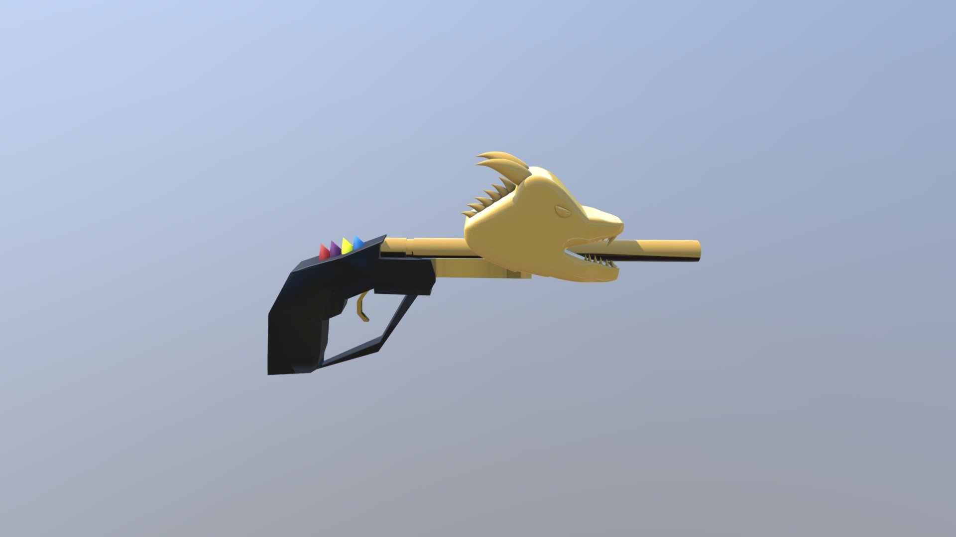 Dragon Head Pistol - 3D model by Mark Sheppard (@John-Wick-needs-your ...