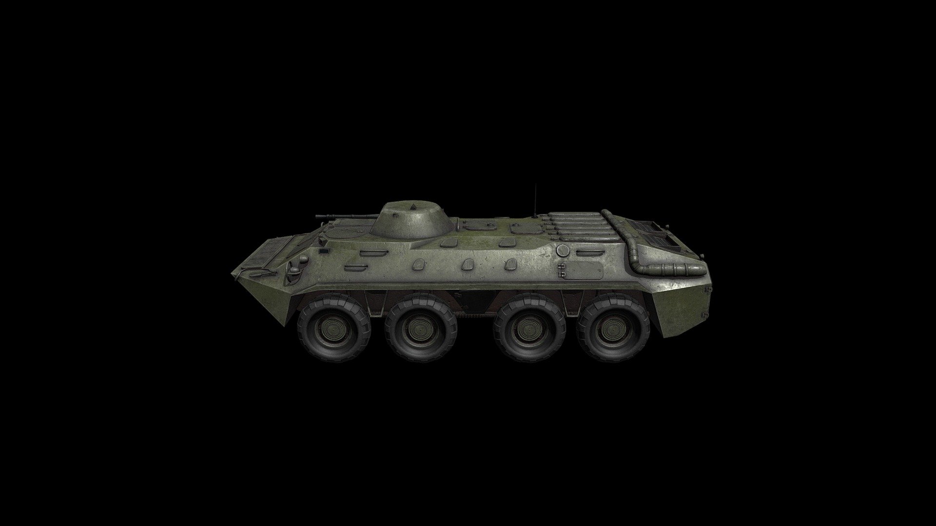 Btr-70 - 3D model by XxRxX [43cdc47] - Sketchfab