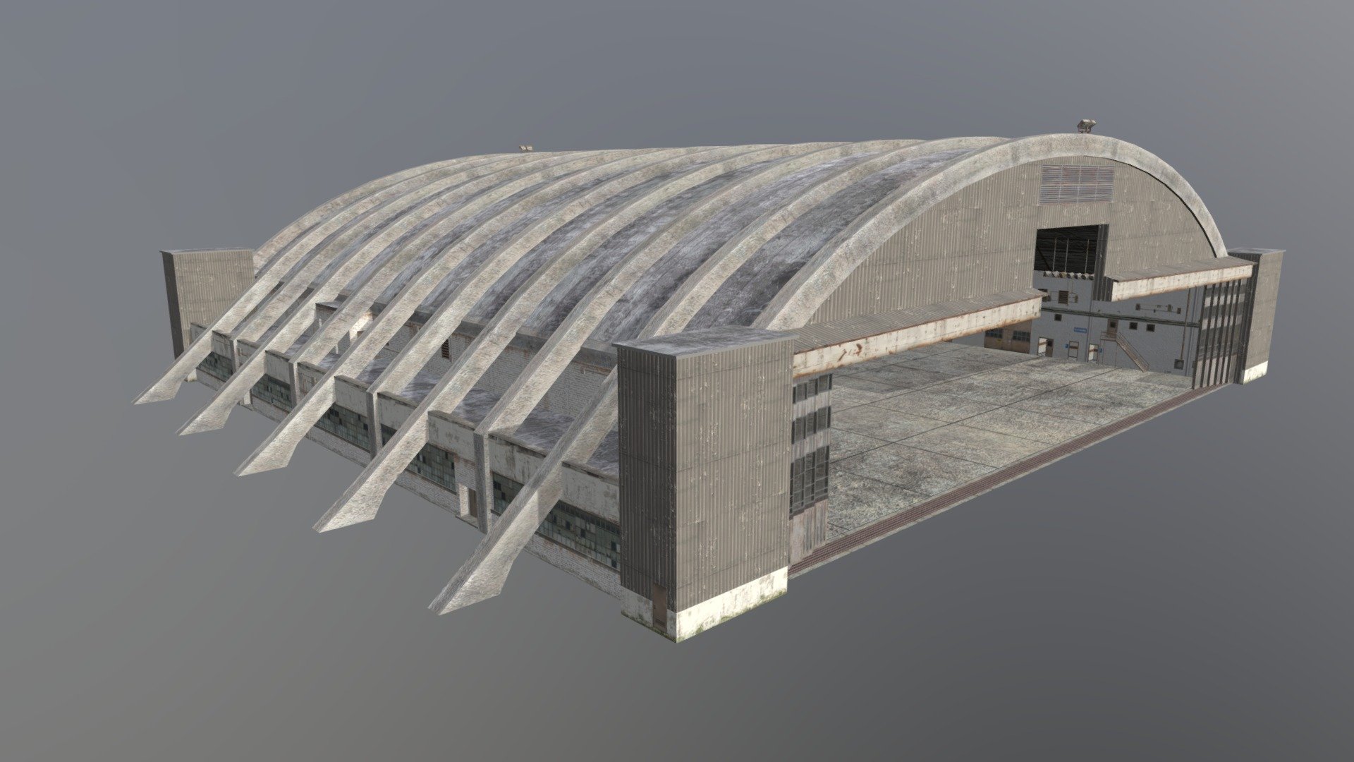 Arch Hangar - Buy Royalty Free 3D model by CommonSpence [43ce767 ...