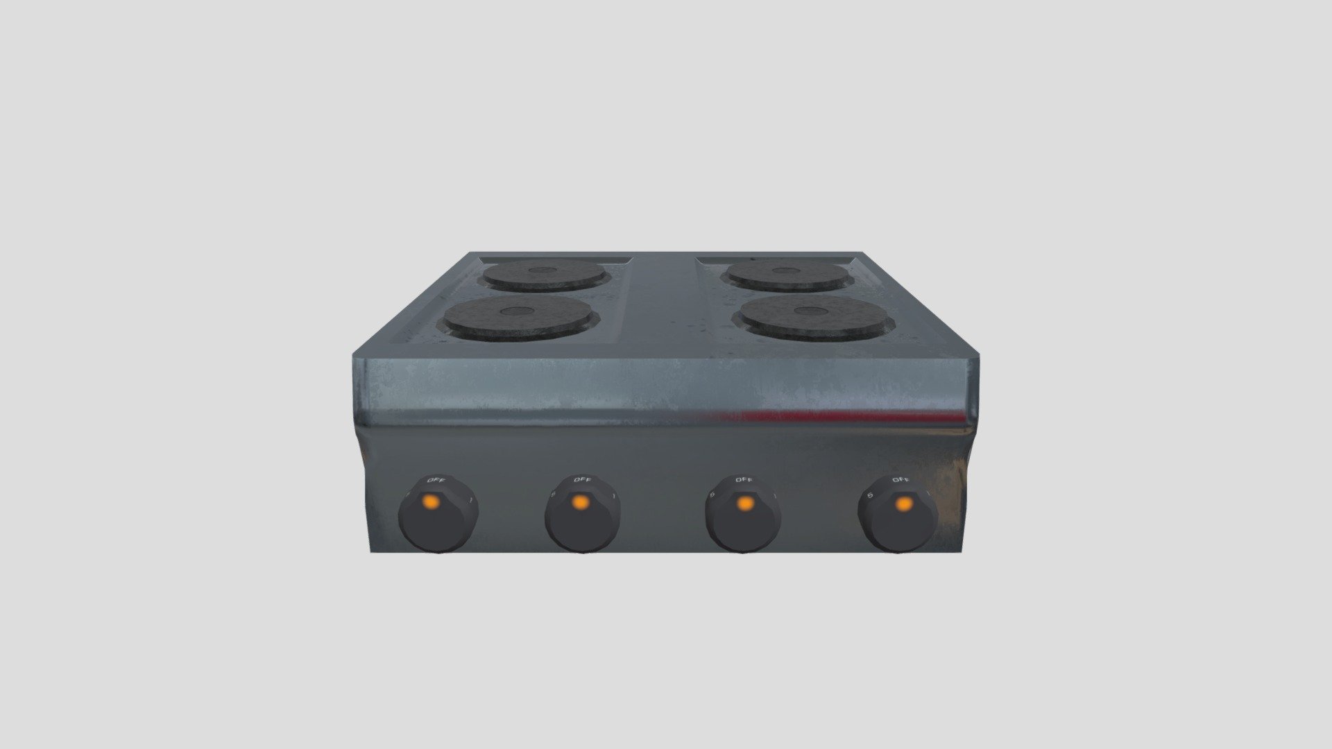 Electric Commercial Stove - 3D model by A.Sargent73 [43cfb15] - Sketchfab