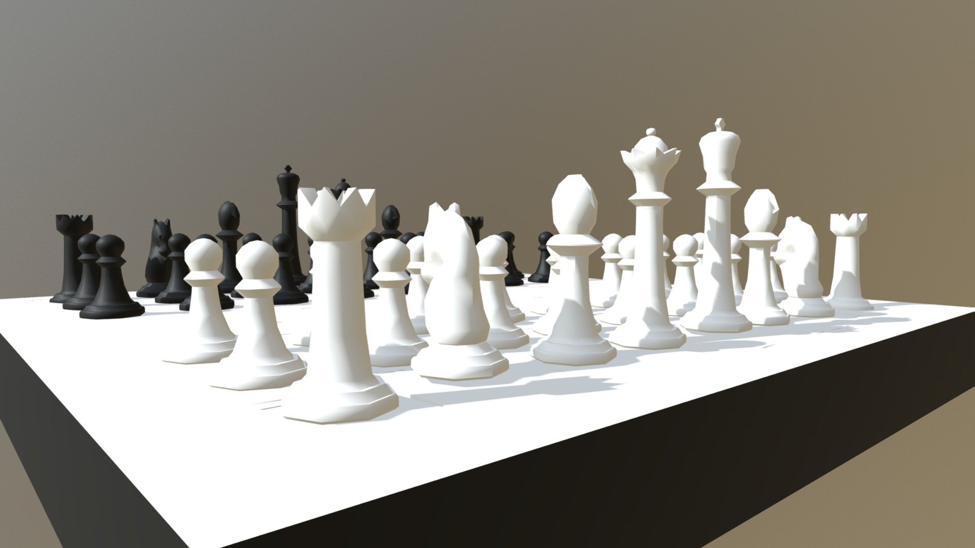 Chess model - 3D model by UsmanIqbal [43cfca0] - Sketchfab