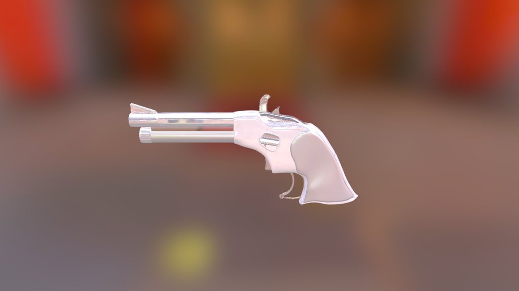 mechanical pistol - 3D model by 9999 [43d06b7] - Sketchfab