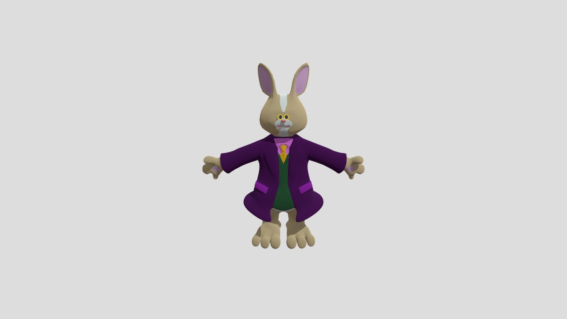 RABBIT//DOLL//Rabbit doll - Download Free 3D model by rabbitholemachine ...