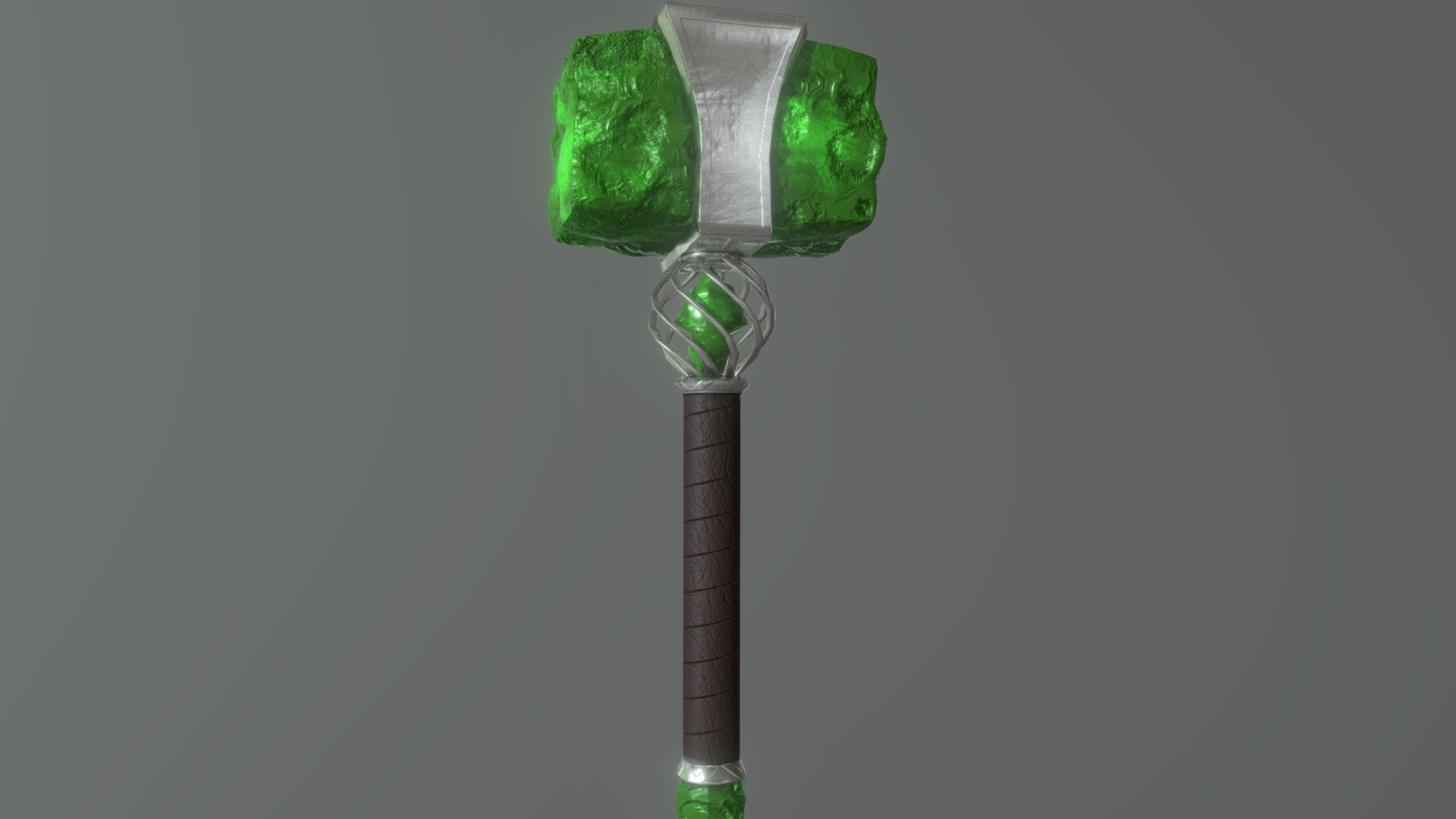 Superfuntimes Green Crystal Hammer! - Buy Royalty Free 3D model by ...