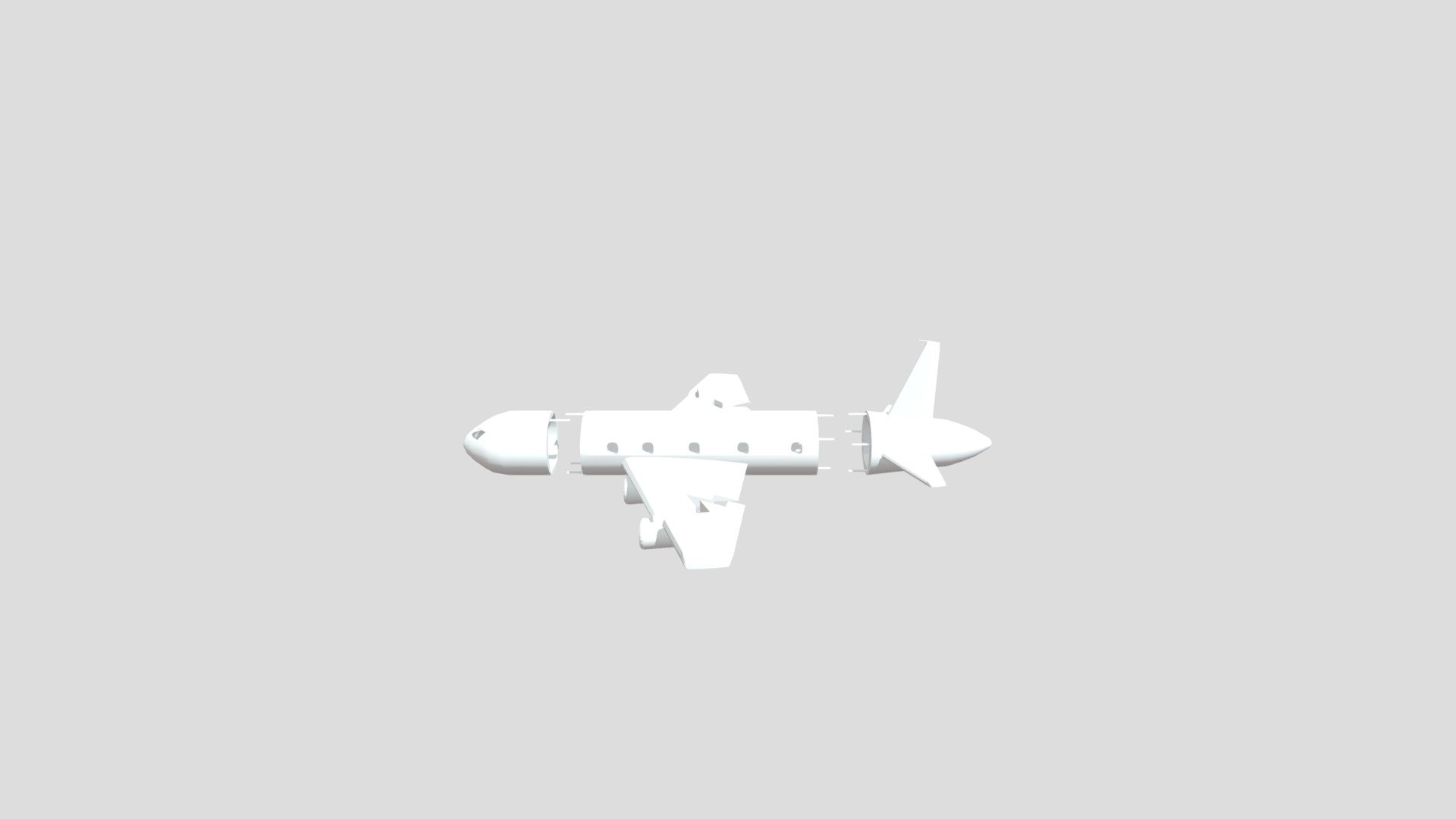 Crashed Plane - Download Free 3D model by Kevin Saucedo (@ksaucedo ...