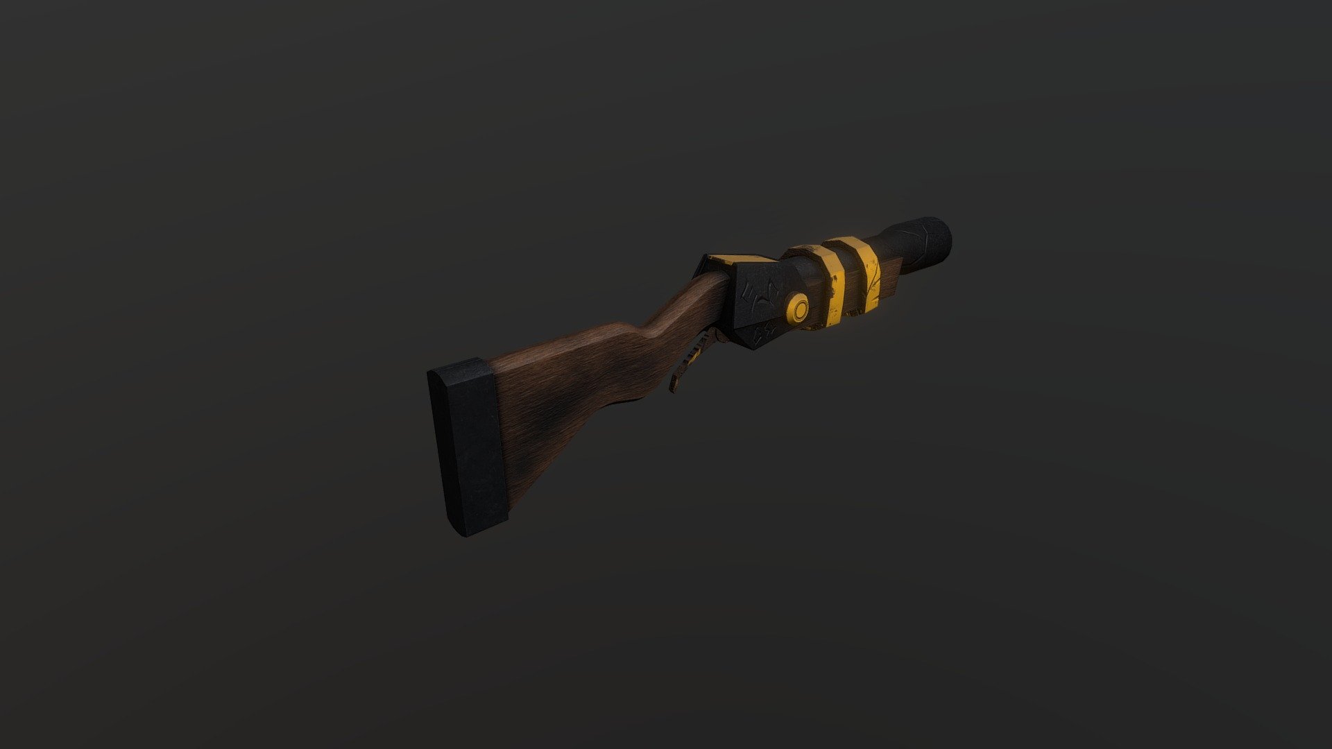 Fantasy musket lowpoly weapon - 3D model by Sceneron [43d7c9c] - Sketchfab