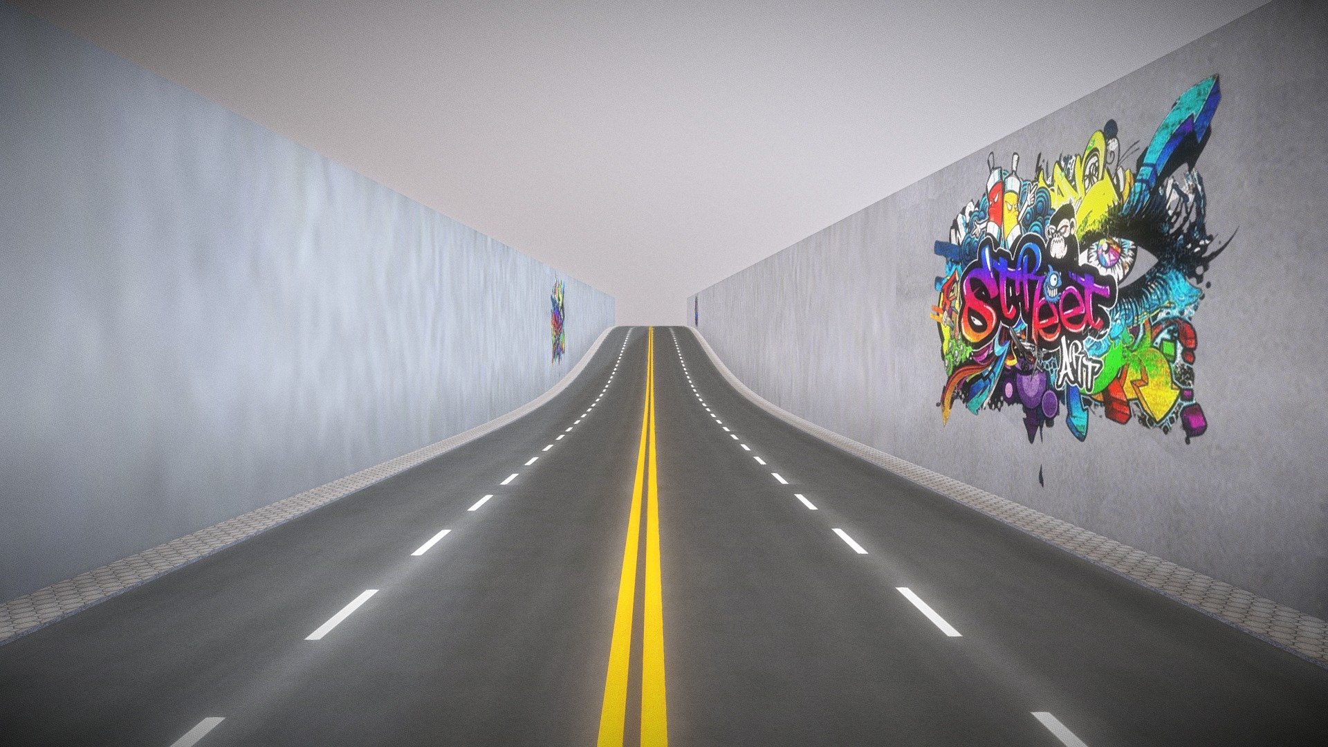 Urban Underpass - Download Free 3D model by Vertex (@vertex.) [43d8186 ...