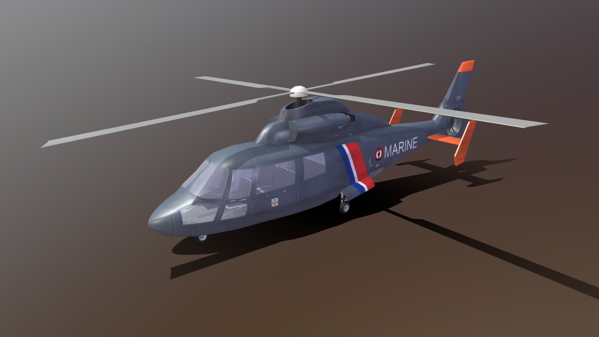 Airbus-Helicopter S365 Dauphin - Download Free 3D model by helijah ...