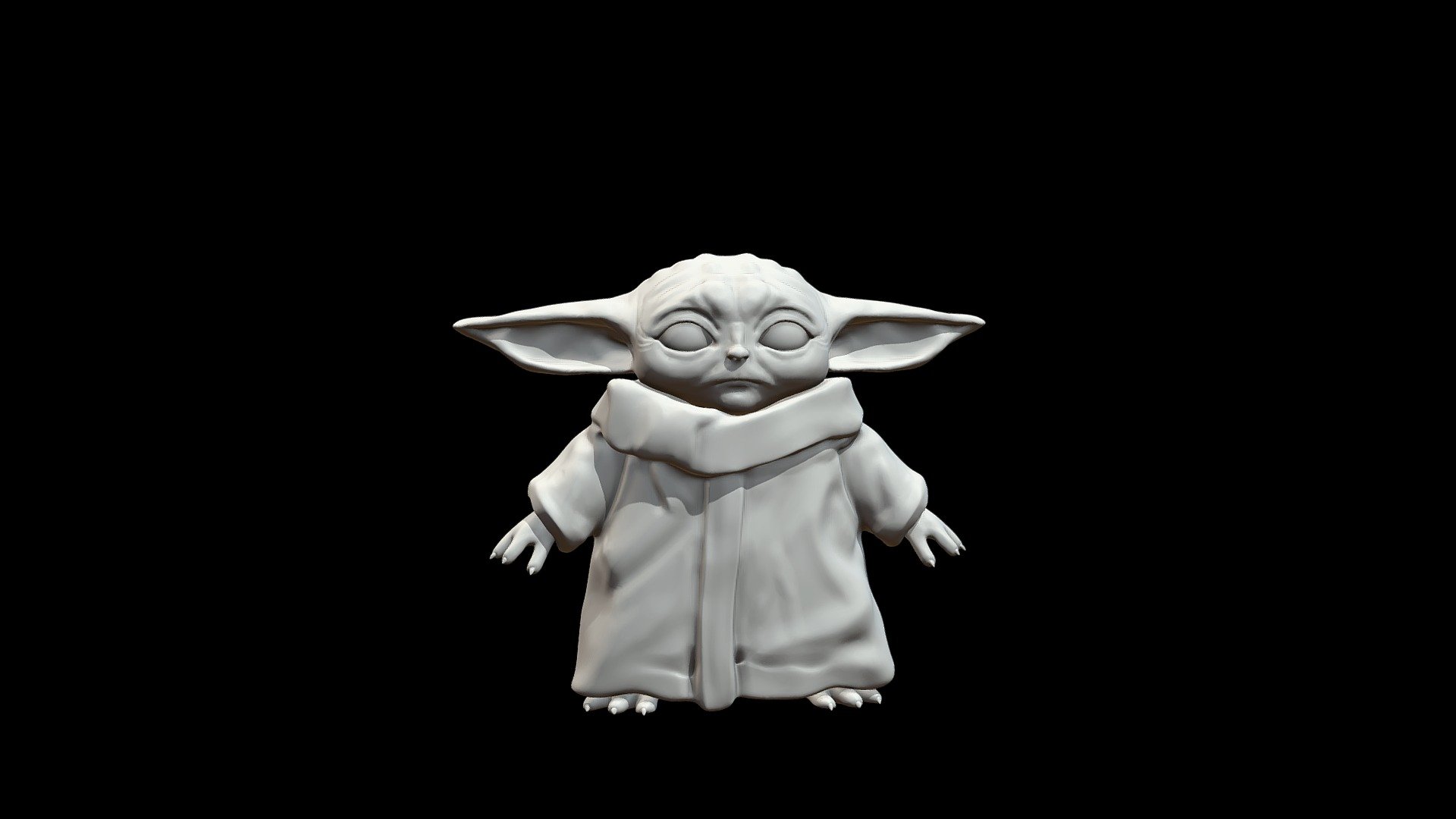 Baby Yoda 3d printable - Buy Royalty Free 3D model by Nima (@h3ydari96 ...