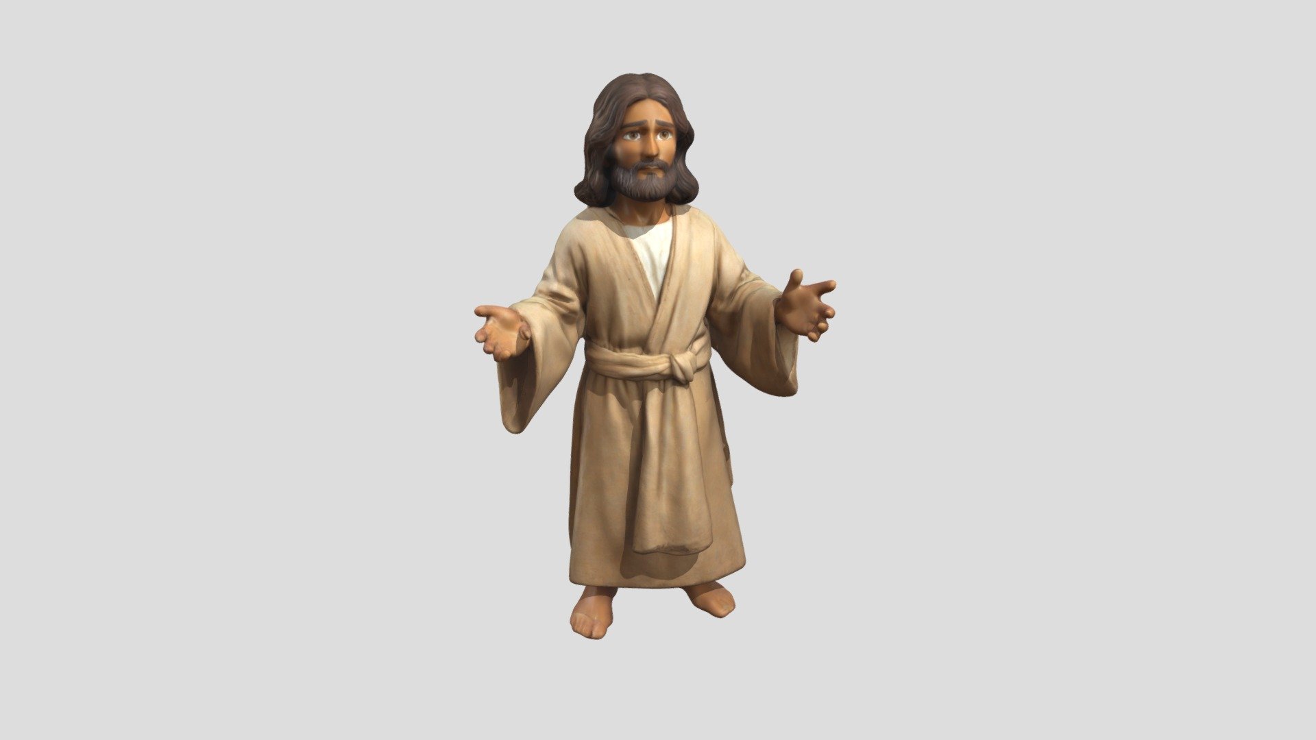 Jesus - Download Free 3D model by Balsamic_Vin [43db1ff] - Sketchfab