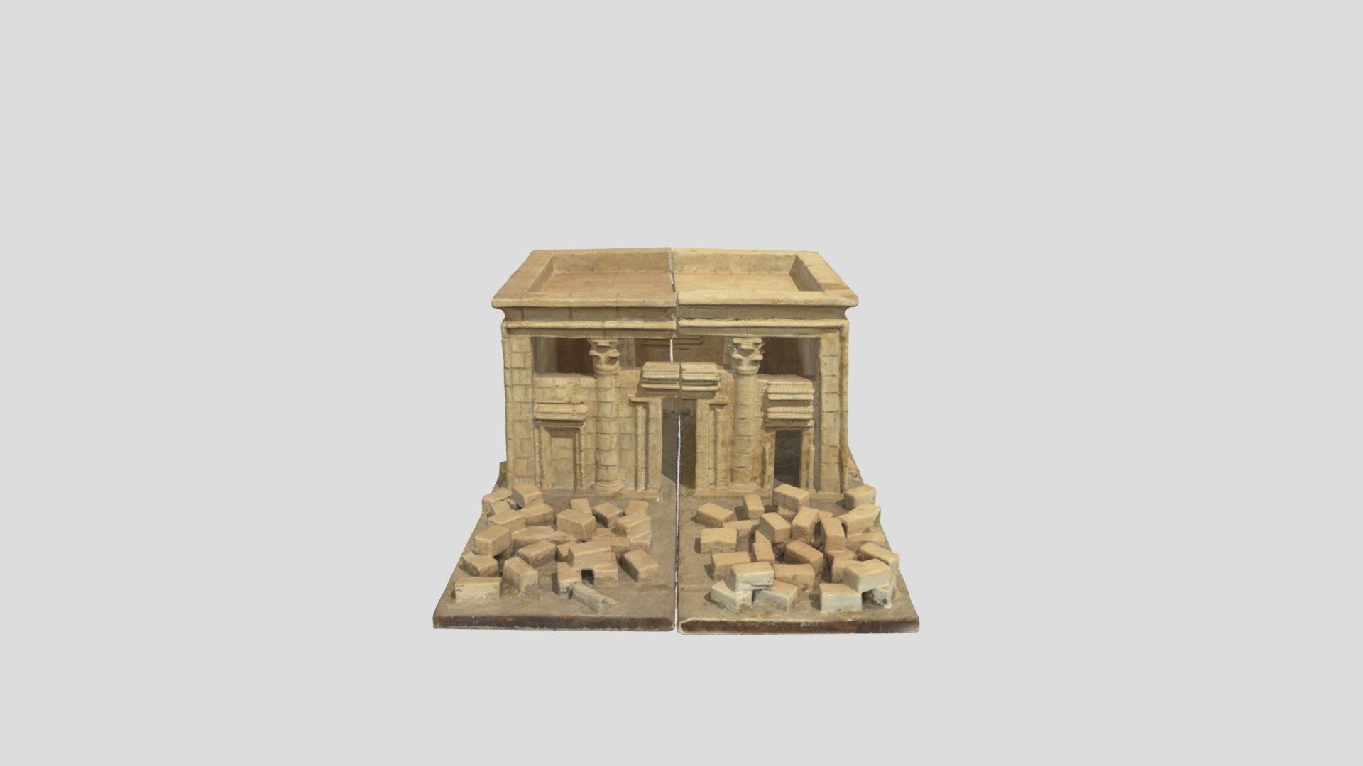 Model of the Temple of Tafa North - Download Free 3D model by ...