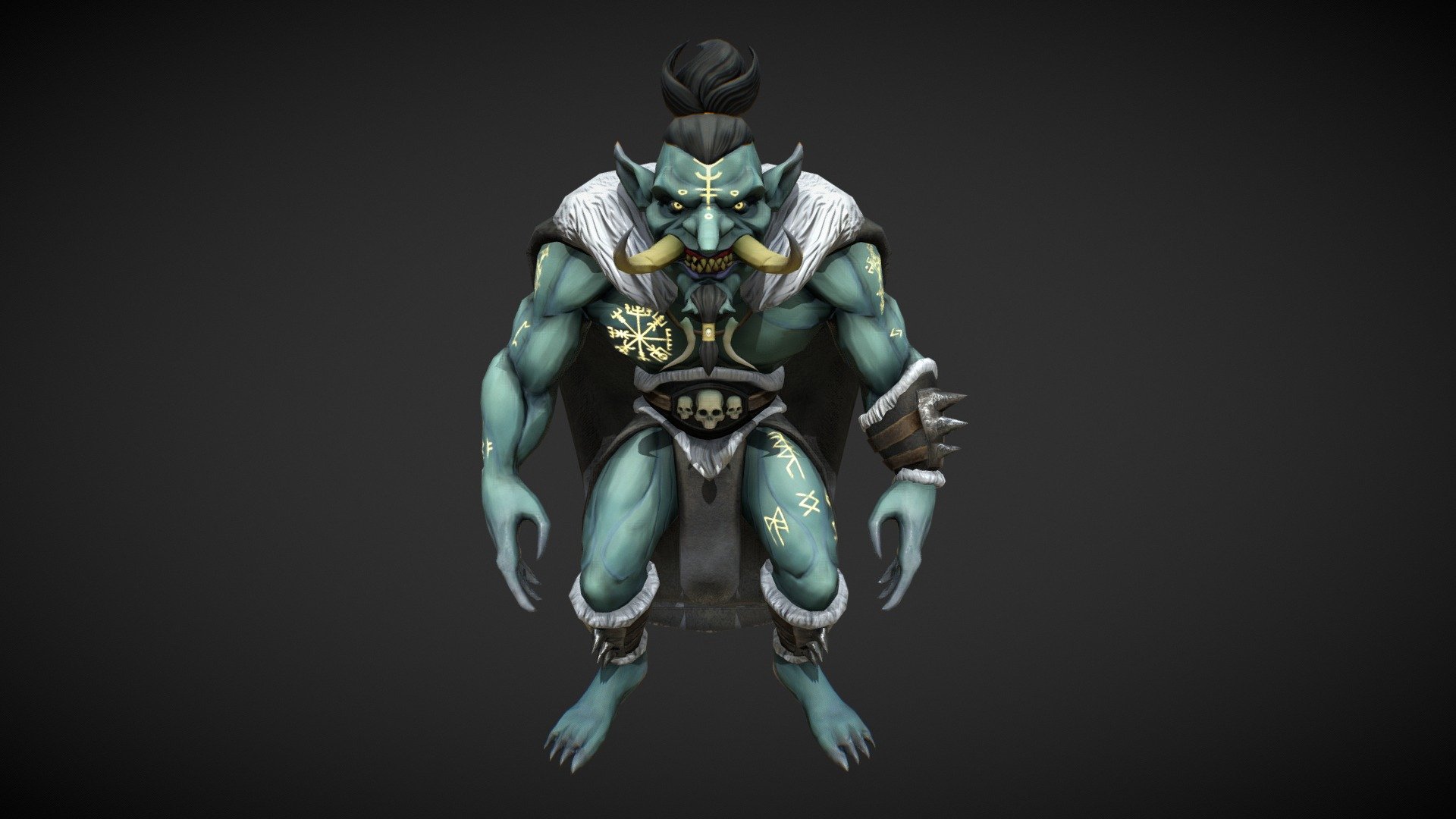 Orc Chief - Viking Survival - 3D model by GabChagas3D [43dcdcb] - Sketchfab