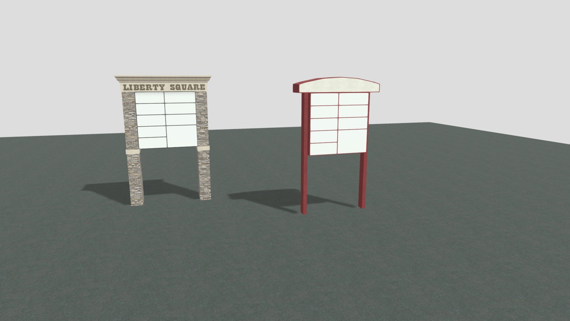 Signs - Download Free 3D model by OakBridge Development (@oakbridge ...