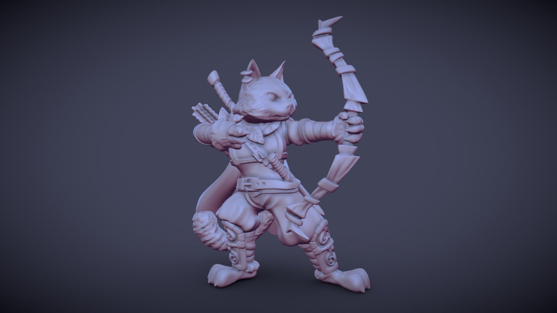 Archer Cat - Buy Royalty Free 3D model by Rupert Dyn (@rupertoxp ...