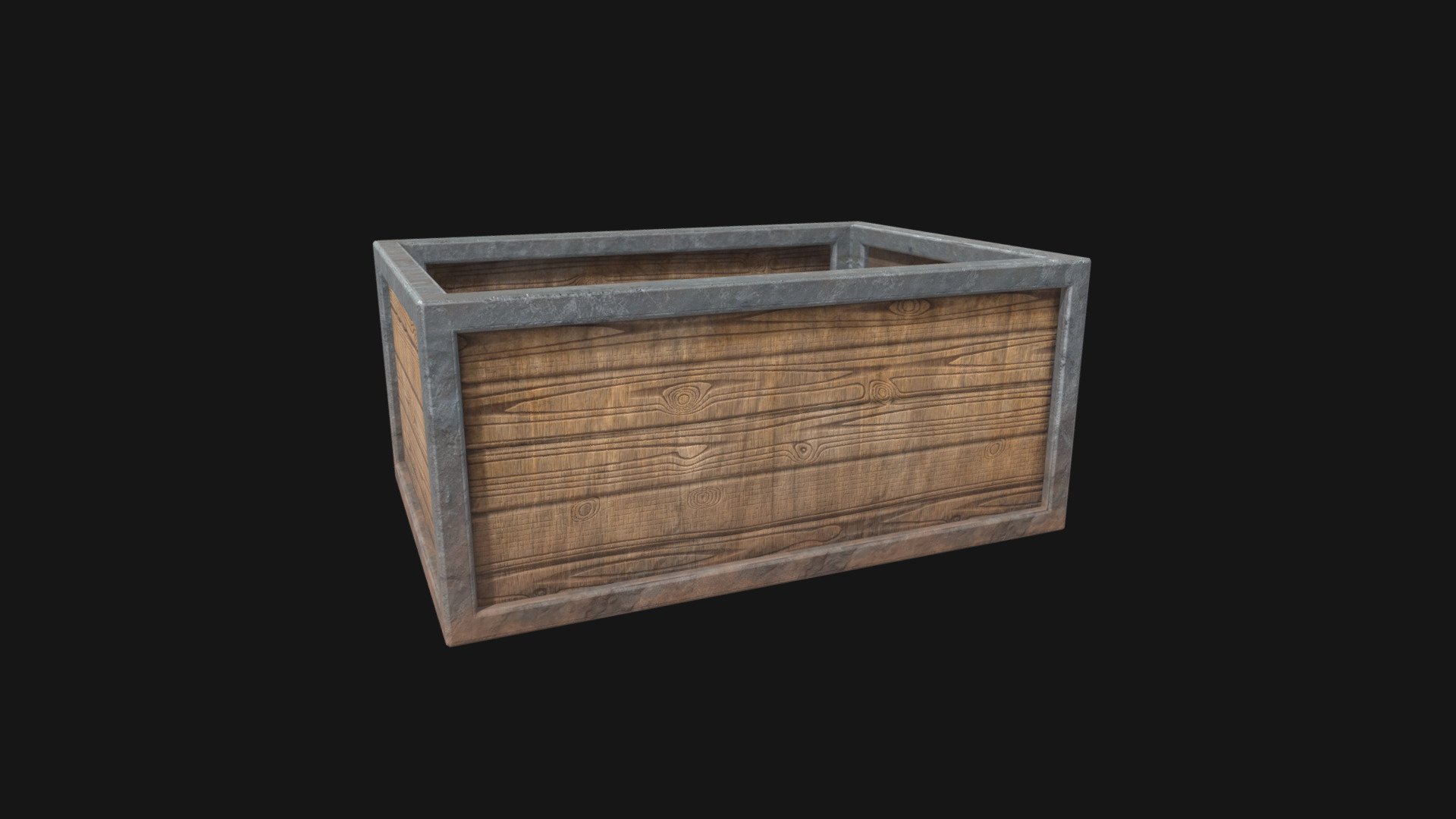 Crate - 3D model by Emma Elliott (@emmaelliott) [43e10bc] - Sketchfab