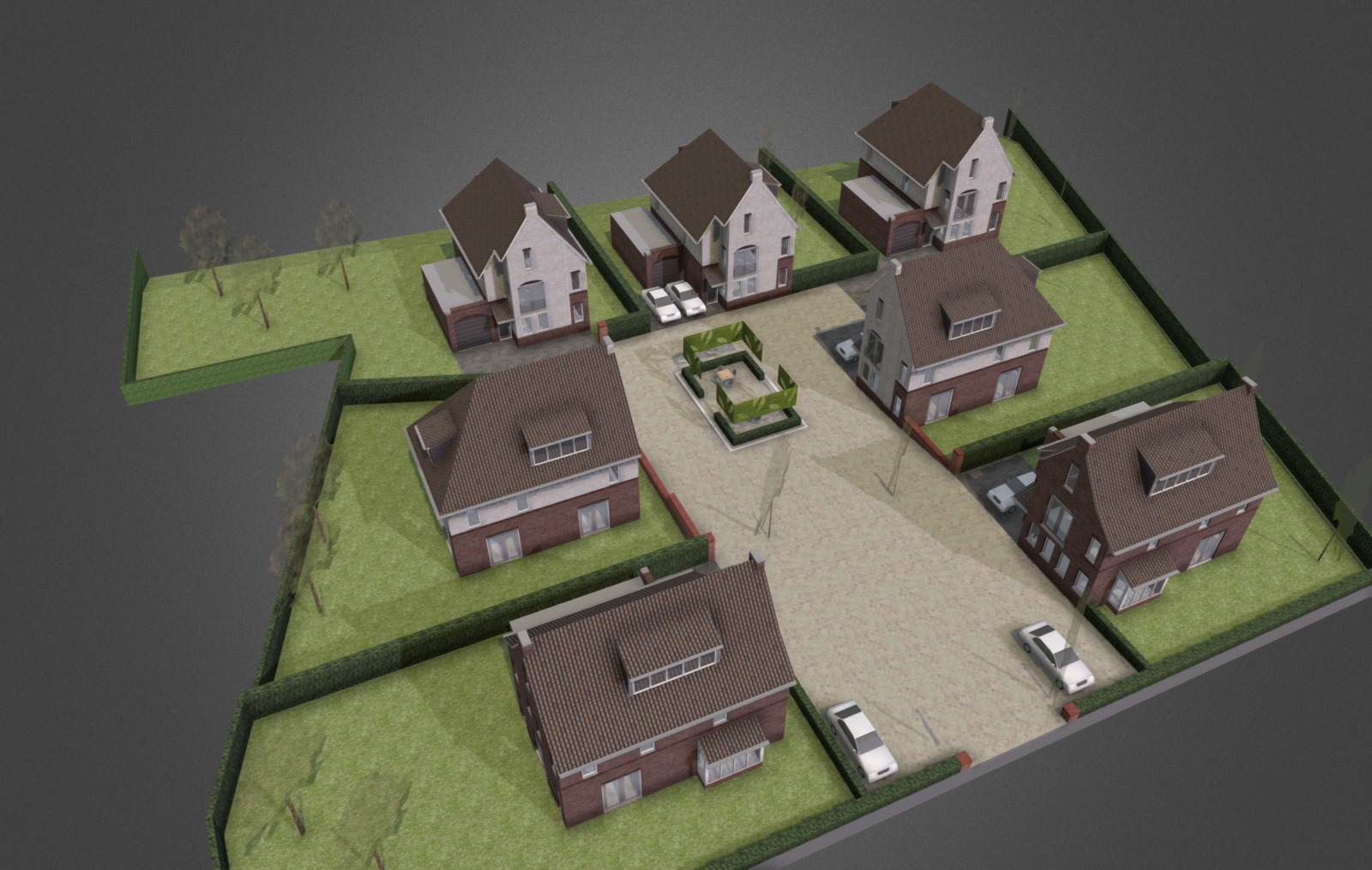 Housing project design, the Netherlands - 3D model by Klaas Vermaas ...