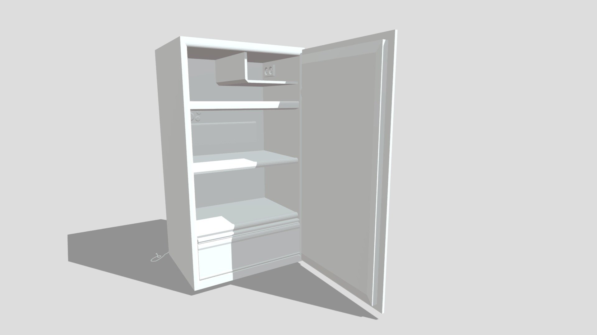 Fridge - Download Free 3D model by Nyamewsis [43e42c4] - Sketchfab