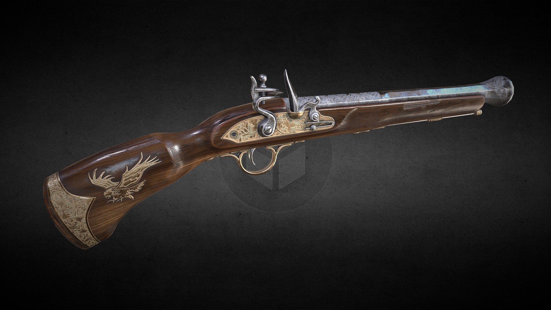 Spanish Musketoon v1.1 - Buy Royalty Free 3D model by Don_Falcone ...