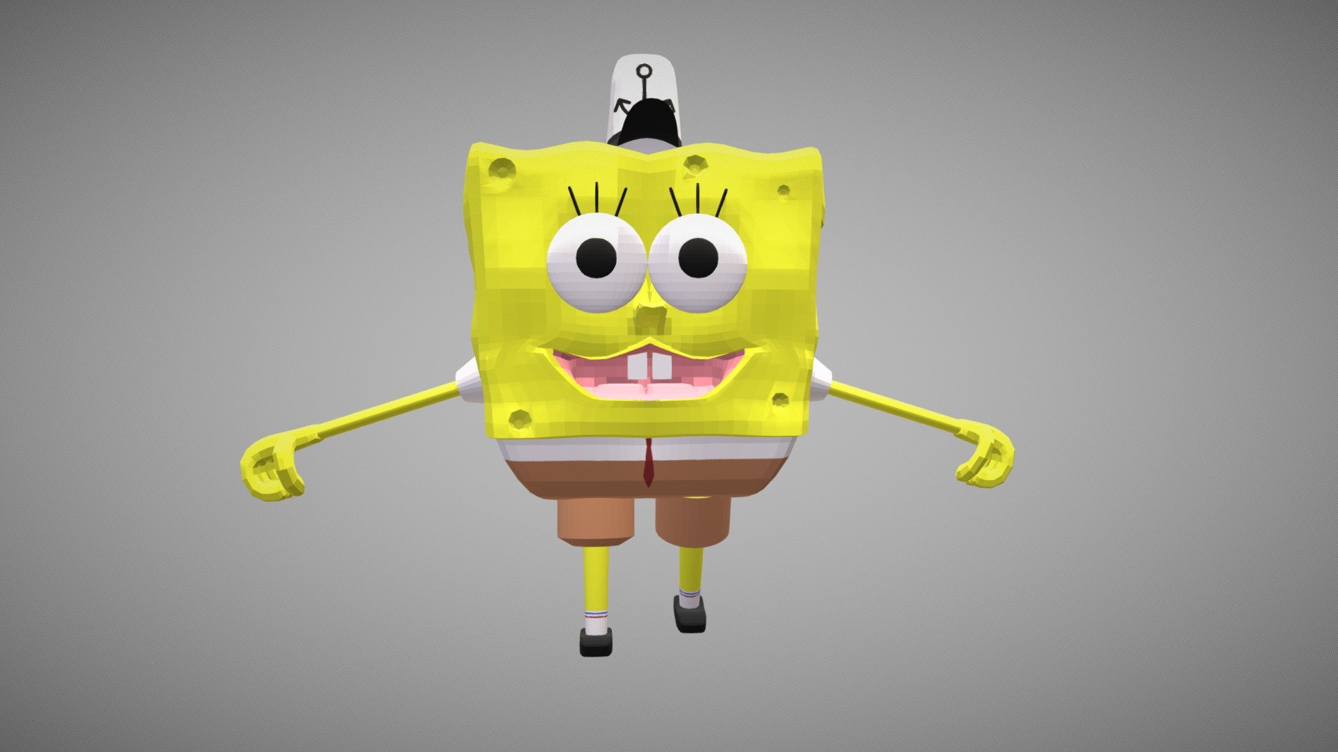 Spongebob - Download Free 3D model by lukas.kuonen [43e53a5] - Sketchfab