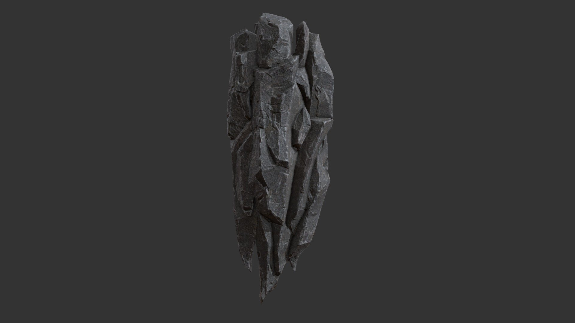 Floating rock - 3D model by Typhen [43e5872] - Sketchfab