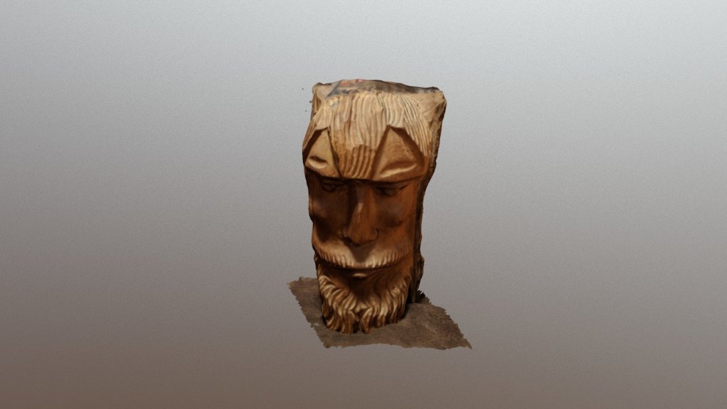 Jesus(?) head sculpture - 3D model by gabrielmckee [43e621b] - Sketchfab