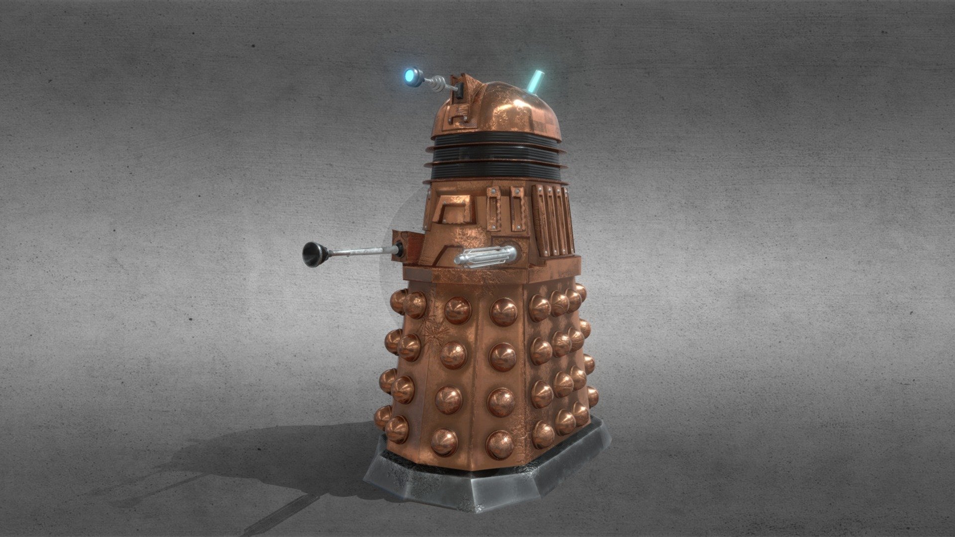 3D Dalek - Doctor Who - 3D model by notpipa [43e8464] - Sketchfab